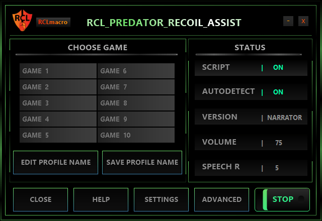 Rclmacro Engine The All In One Recoil Script Engine For Any Game With Autodetection