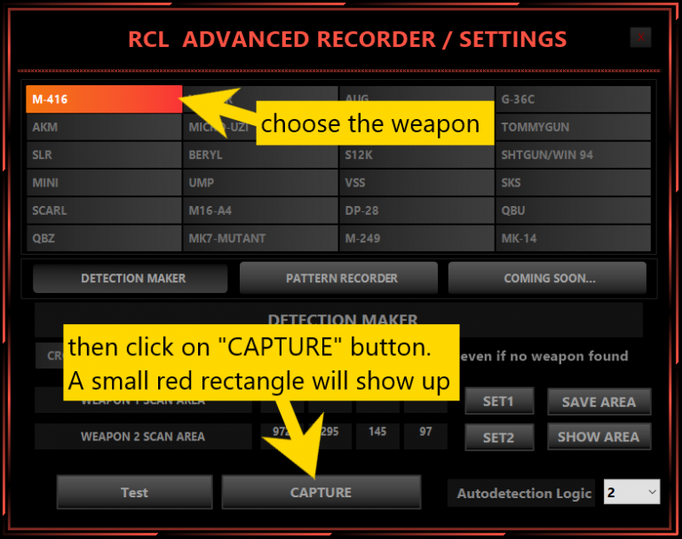 Make Autodetection For Recoil Macro In Just 5 Clicks Rclmacro Engine Autodetection Maker