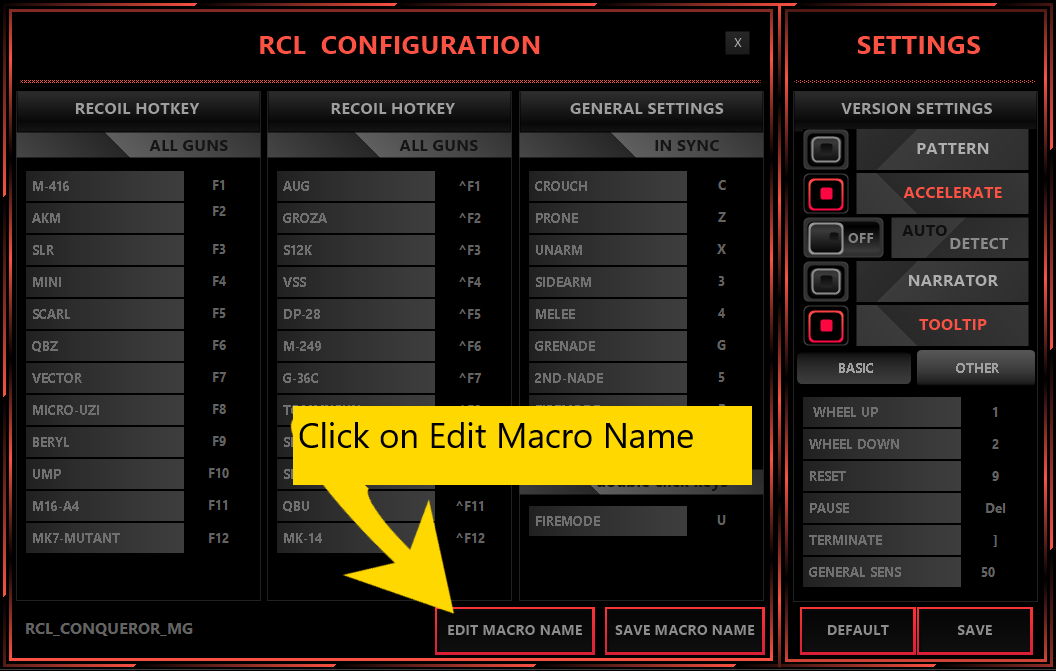 Adding Macros For The Game You Just Added Rclmacro Engine Autodetection Maker