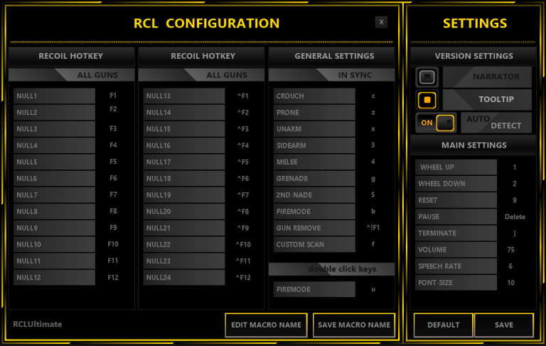 Rclmacro Engine Autodetection Maker The All In One Recoil Script