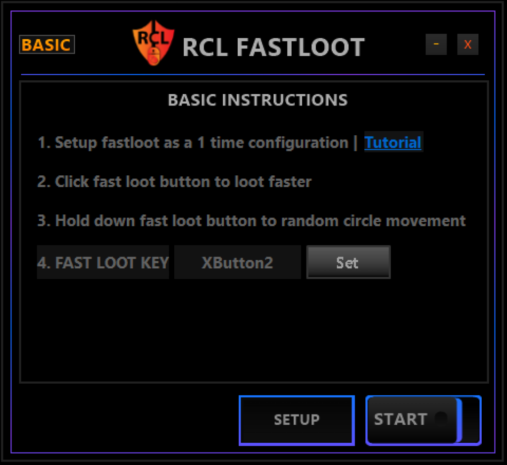 Rcl Fast Loot Script Rclmacro Engine Autodetection Maker